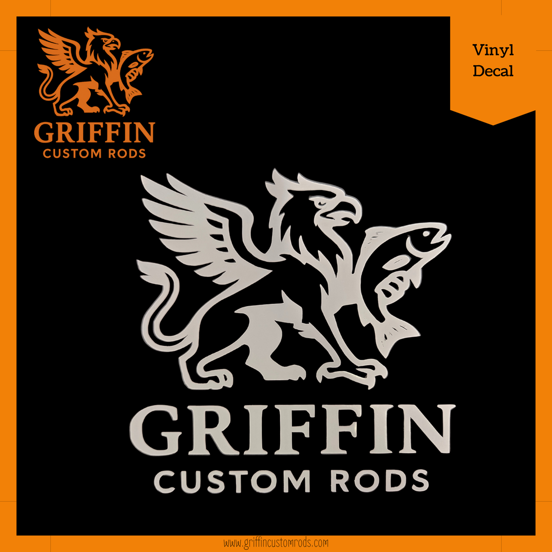 Branded Vinyl Decal – Griffin Custom Rods